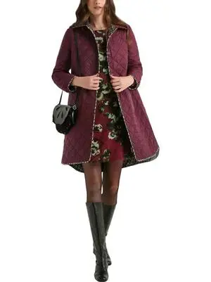 Malìparmi Reversible Geometric-jacquard Coat - Grey
