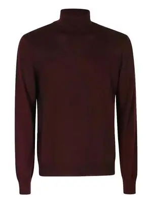 Tagliatore Miles Roll-neck Sweater - Red