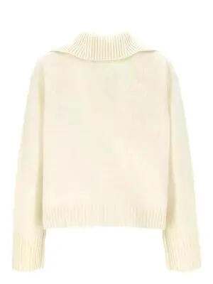 ECOALF Adria Ribbed-collar Knit Sweater