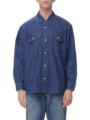 Our Legacy Organic Cotton Denim Shirt With Patch Pockets - Blue