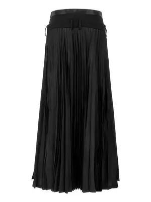 Junya Watanabe Hybrid-design Pleated Trousers - Black