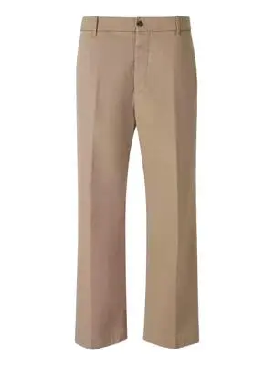 NINE:INTHE:MORNING Straight-leg Chino Trousers - Neutrals