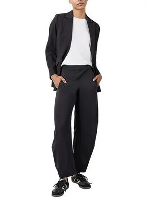 Ruti Petites The On The Loose Barrel Work Pants - Black