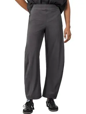 Ruti Petites The On The Loose Barrel Work Pants - Graphite