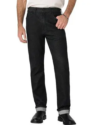 LIVERPOOL Preston Cotton Blend Straight Fit Jeans - Black Rinse