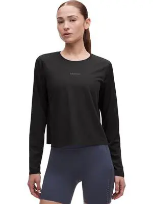 Lululemon Fast And Free Long-sleeve Shirt Black