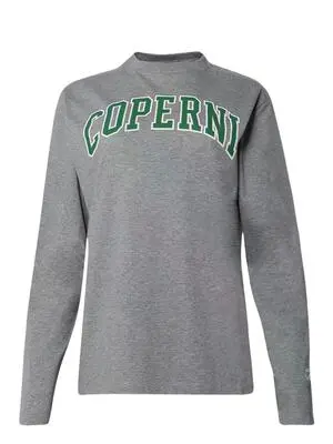 Coperni Logo-print Long-sleeve T-shirt - Grey