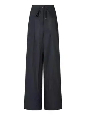 STUDIO TOMBOY Drawstring Wide-leg Trousers - Grey