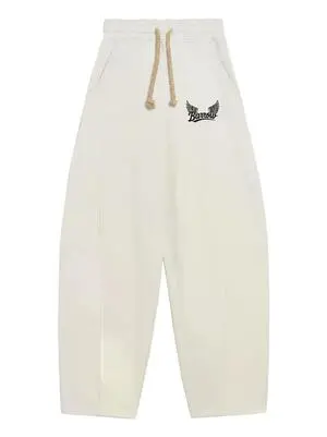 BARROW Logo-print Drawstring Track Pants - Neutrals
