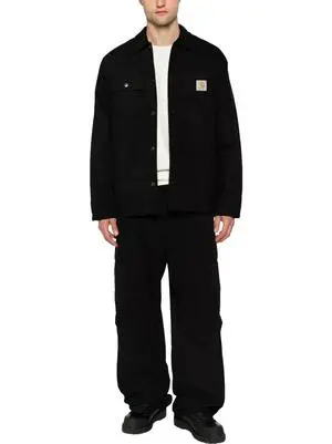 Carhartt Work In Progress Logo-patch Cargo Pants - Black