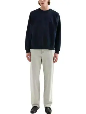 JIL SANDER Cashmere-blend Crew-neck Sweatshirt - Blue