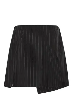 SPORTMAX Mini Pinstripe-pattern Skirt