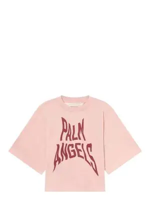 PALM ANGELS Palm Distorted Boxy-fit T-shirt