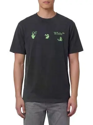 Off-White Bacco Arrow Skate Cotton T-shirt - Black