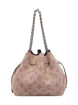 LOUIS VUITTON Bella Jasmin Monogram Mahina Bucket Bag - Pink