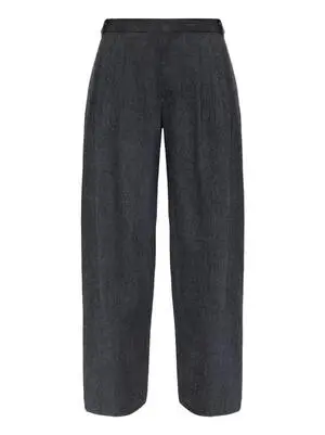 Rag & Bone Lawrence Pleated Wool-blend Trousers - Grey