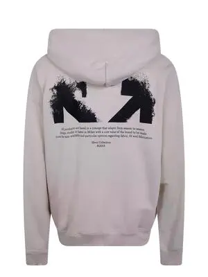 Off-White Long-sleeves Hoodie - Grey