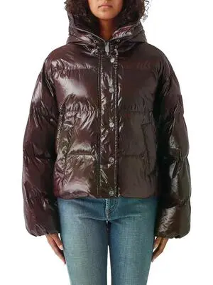PINKO Quilted Hooded Jacket