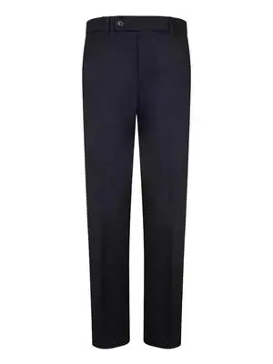 INCOTEX Twill-weave Straight-leg Trousers