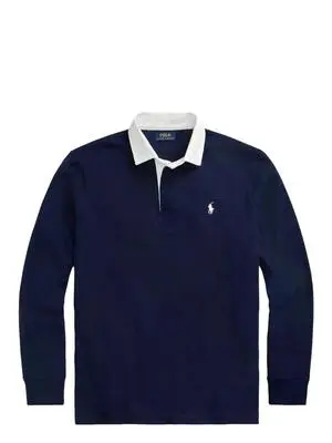 Polo Ralph Lauren Long-sleeved Rugby Polo Shirt - Blue