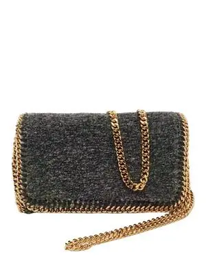 STELLA MCCARTNEY Falabella Shearling Shoulder Bag