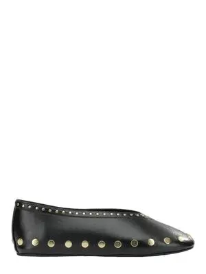 GANNI Jenny Ballerinas In Black Black