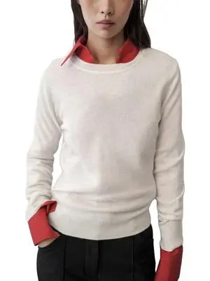 MANGO Cashmere Round Neck Sweater