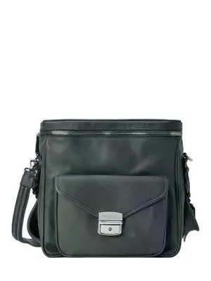 KIKO KOSTADINOV Prion Flap-pocket Leather Shoulder Bag Grey