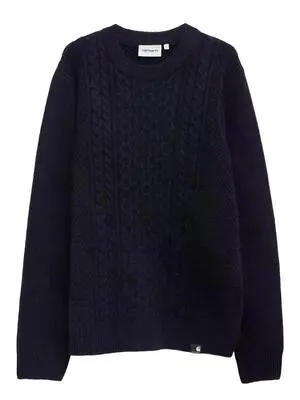 Carhartt Work In Progress Cable-knit Sweater - Blue