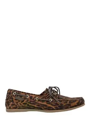 TOM FORD Robin Animal-print Suede Loafers - Brown