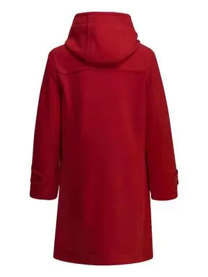 Saint James Venus Hooded Toggle-fastening Coat - Red