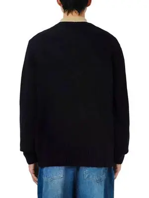 Lacoste Logo-patch Wool Sweater - Blue