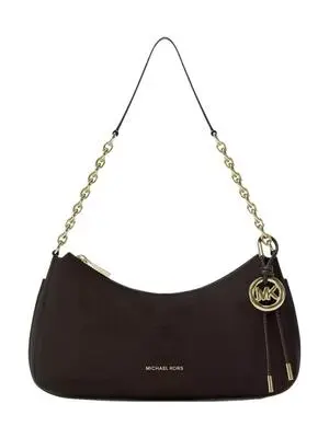 Michael Kors Nolita Medium Nubuck Chain Pochette - Brown