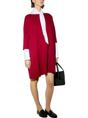 Liviana Conti Giorgia Round-collar Mini Dress - Red