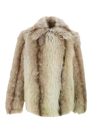 BULLY Faux-fur Buckled-collar Jacket