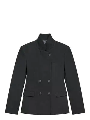 IRO PARIS Double-breasted High-neck Jacket - Black