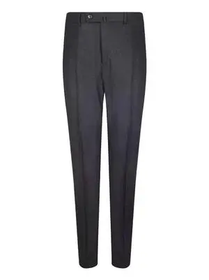 Incotex Pressed-crease Tailored Trousers - Grey