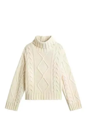 Woolrich Roll-neck Sweater - Neutrals