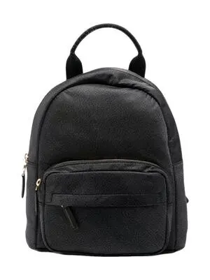 Borbonese Graffiti-print Backpack - Black