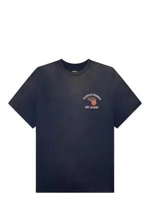 NAHMIAS Graphic-print Boxy T-shirt - Blue