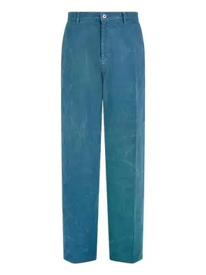 FERRAGAMO Workwear Trousers - Blue