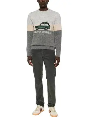 Jacob Cohen Après-ski Intarsia-knit Sweater - Grey