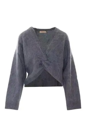 TWINSET Knot-detail V-neck Sweater