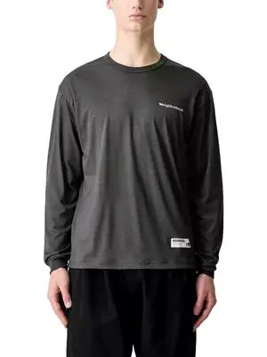 NEIGHBORHOOD Logo-print Long-sleeve T-shirt - Grey