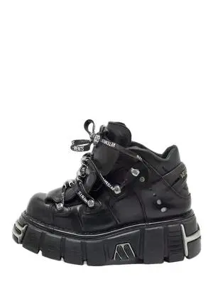 Vetements X New Rock Platform Low-top Sneakers - Black