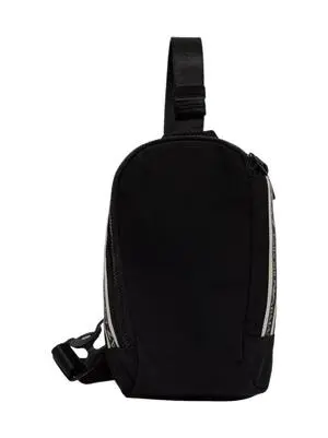 EA7 Logo-tape Sling Bag - Black