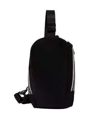 EA7 Logo-tape Sling Bag - Black