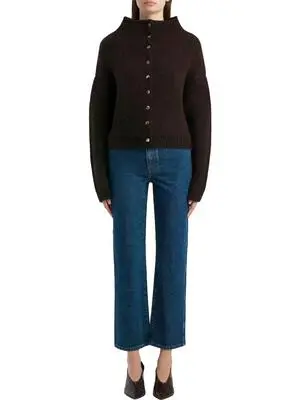 Khaite Marjorie Cardigan Brown