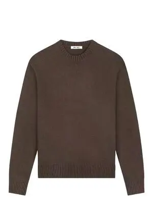 OLAF Logo-embroidered Sweater - Brown