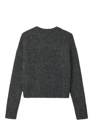 Izzue Graphic-print Knitted Cardigan - Grey